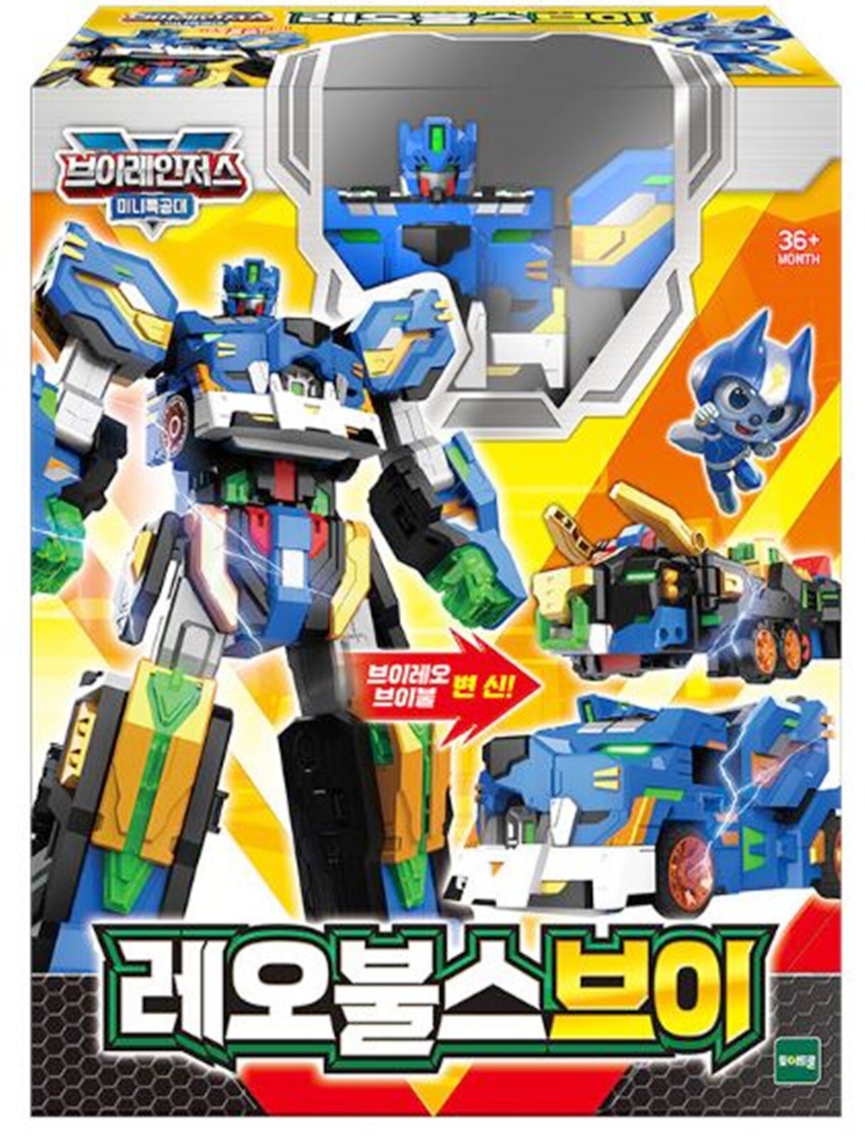 Mini Force V-Rangers LEOBULLS-V Ranger Transformer Car Robot Leo Bulls ...