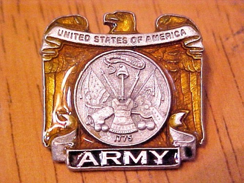 US ARMY DUI DI Pin Badge Unit Crest Clutchback Pewter S403 | eBay