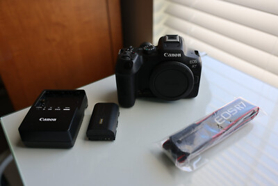 Canon EOS R7 32.5MP Mirrorless Camera (Body, Battery, Strap) - mint ...