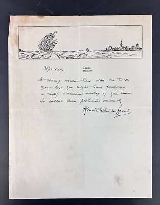 Hendrik Willem Van Loon Handwritten Autographed letter 1929 | eBay
