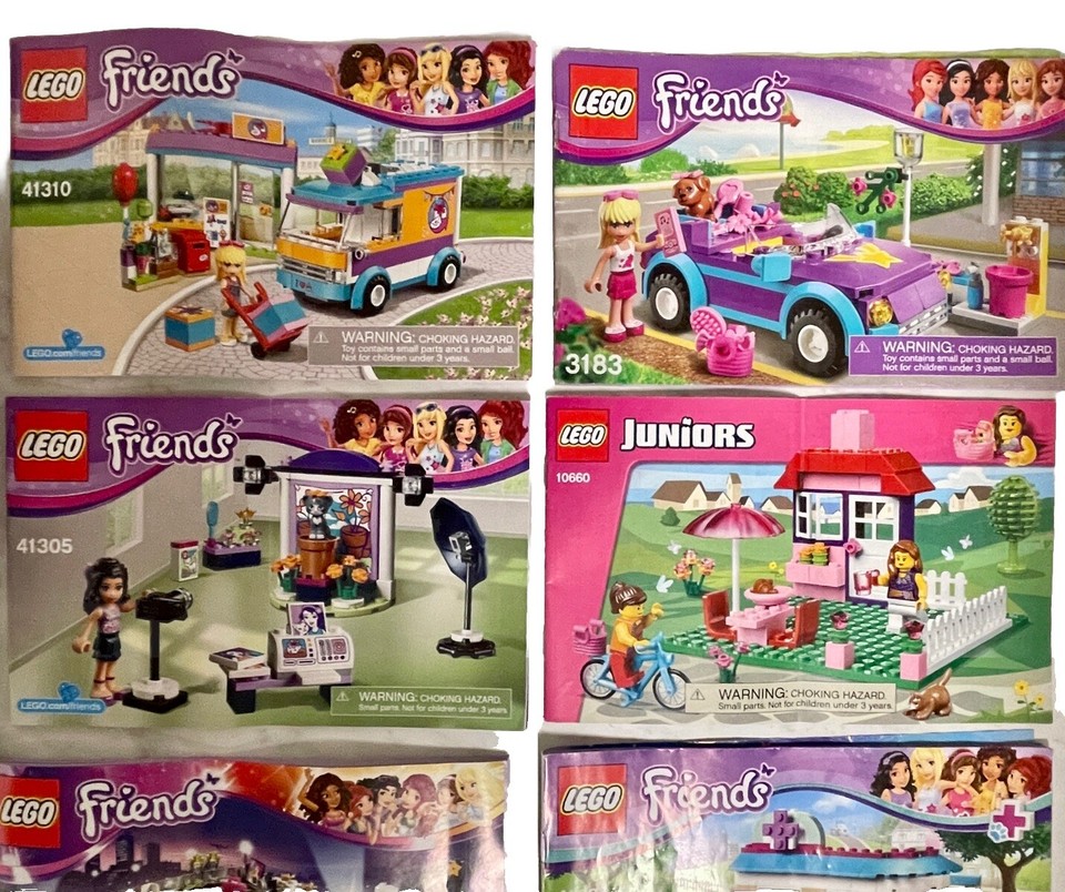 LEGO Friends: Lot of 13 Instruction Manual Booklets 41130, 41107, 41085 ...