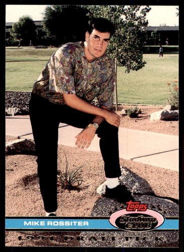 1991 Stadium Club Stadium Set Mike Rossiter Baseball Cards #158 | eBay