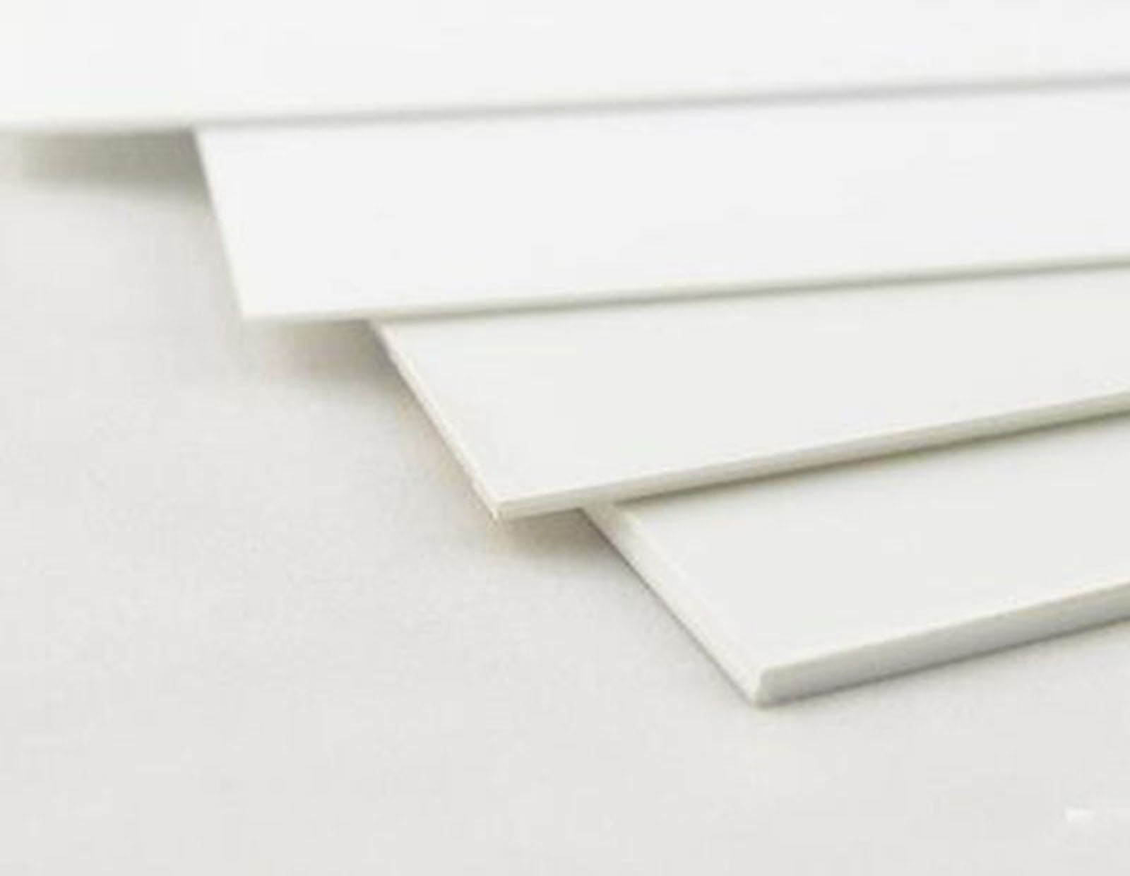 1 pcs ABS Styrene Plastic Flat Sheet Plate 1mm x 200mm x 200mm, white ...