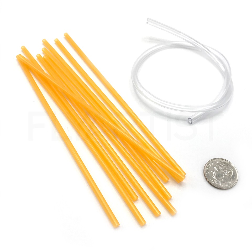 HMH POLY TUBES - Fly Tying Tube Fly Tubing in Small or Large - 10 Per ...
