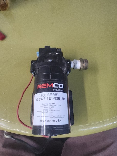 REMCO 3300 Pro-Grade Extreme Duty 2.2GPM 12VDC 3/8" Pump 90-3323-1E3 ...