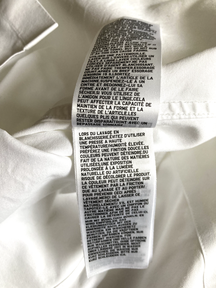 UNIQLO-100% White thick Cotton Mens' shirt. Super Non-iron.Size: Medium ...
