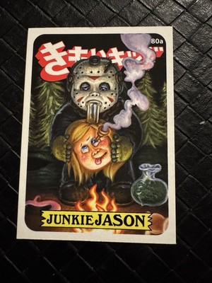 Garbage Pail Kids Luis Diaz Kimoi Kizzu Jason Friday 13th Junkie Jason ...