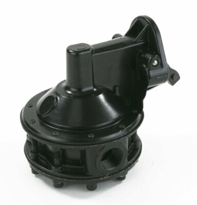 High Volume Black SBC Chevy 350 400 6-Valve Mechanical Fuel Pump 110GPH ...