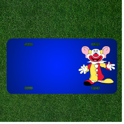 Custom Personalized License Plate With Add Names To Clown Costume ...