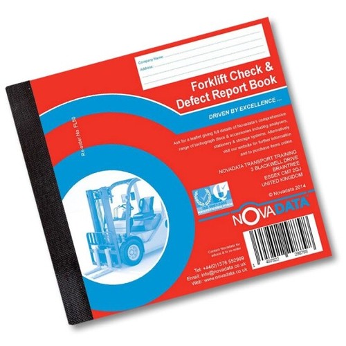 Novadata Forklift Operator Daily Check & Defect Book - Duplicate - 4 ...