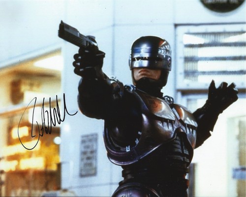Peter Weller Signé Robocop 8x10 Photo - En Personne Exact Preuve - Robo ...