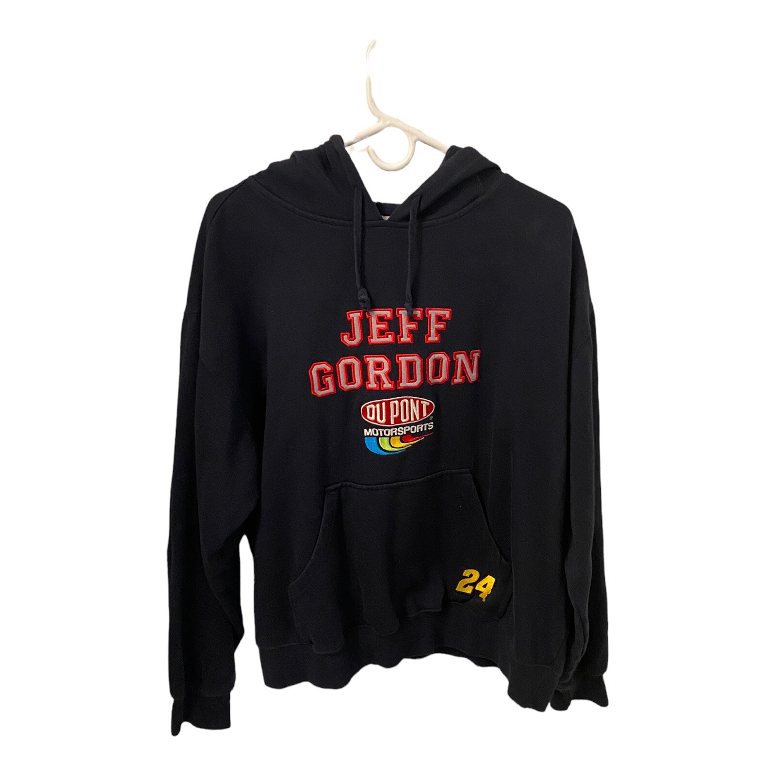 Jeff Gordon hoodie sweatshirt XL embroidered Dupont Motorsports Vintage ...