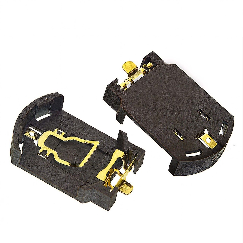 PCB SMT Coin Cell Battery Holder 3V/6V Socket Case CR2032 CR2025 CR1220 ...