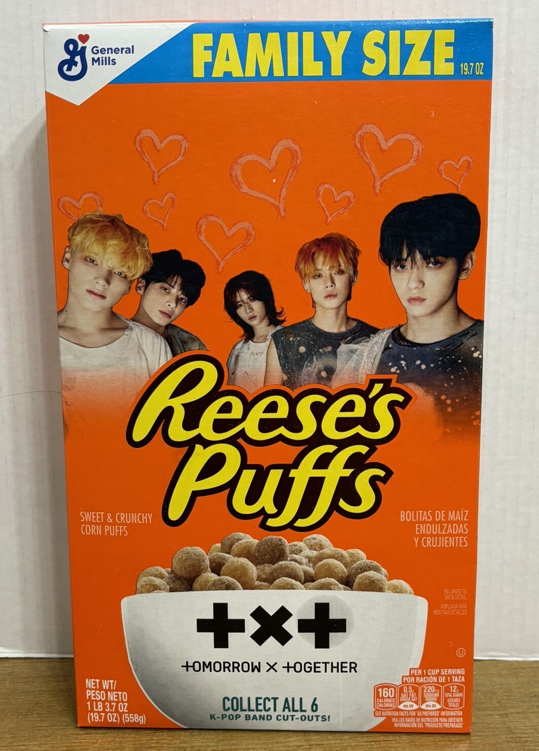 TXT Tomorrow x Together K-Pop Reese’s Puffs General Mills GM Cereal New ...