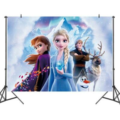 Frozen Banner Party Background Decoration Photograph Vinyl Backdrop ...