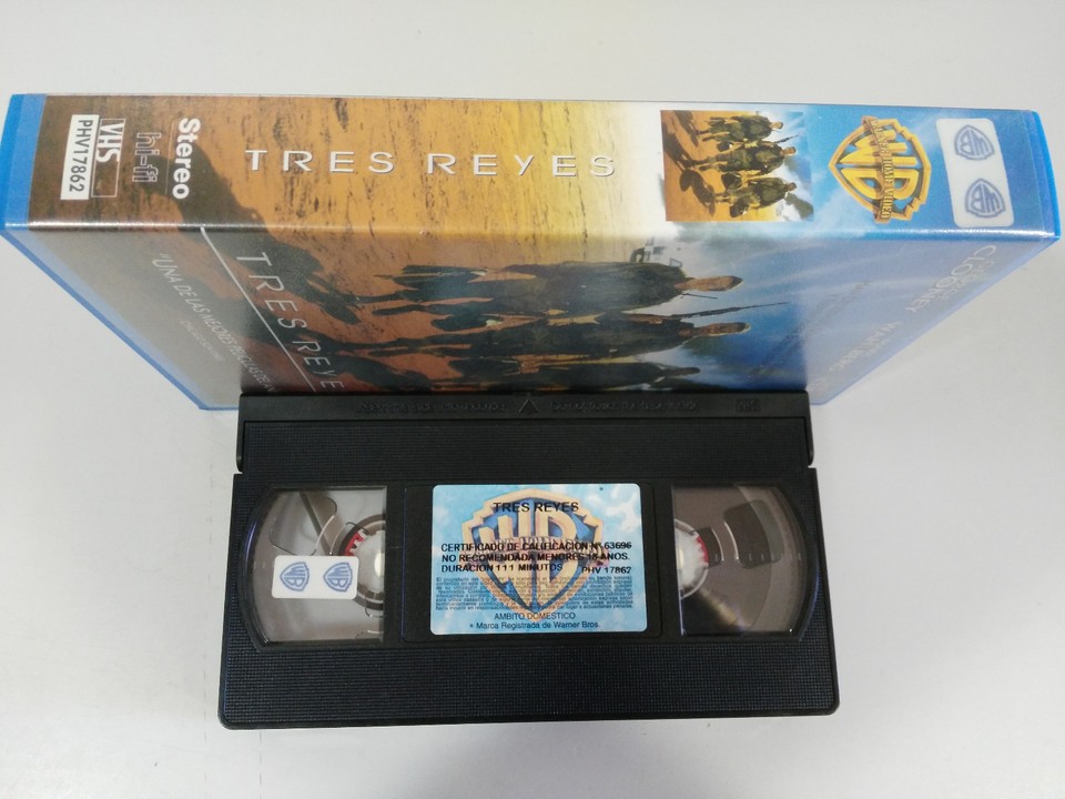 Three Kings George Clooney Mark Wahlberg Cube VHS Tape Collectors ...