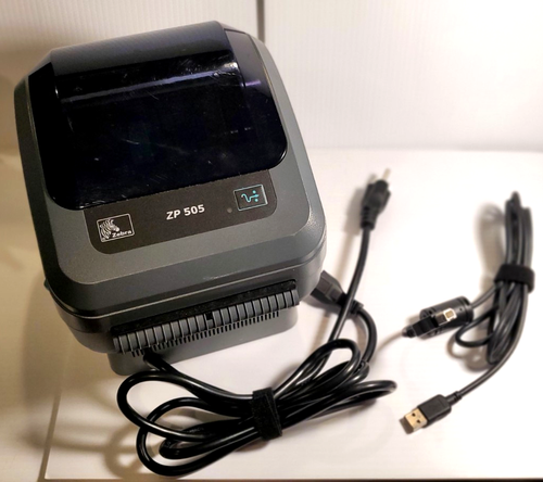 Zebra ZP505 Thermal Shipping Label Barcode Printer USB Portable Direct ...