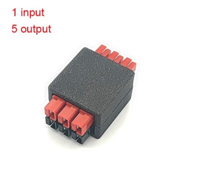 6 way 30A DC power splitter distribution fits Anderson Powerpole ...