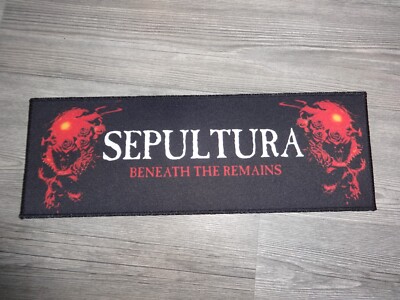 Sepultura Patch Back Strip Backpatch Kutte Thrash Metal | eBay.de