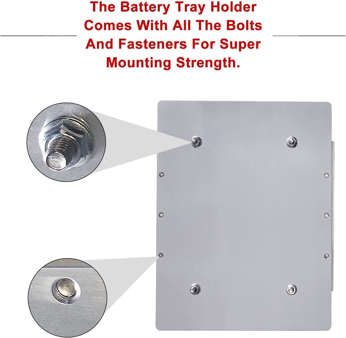 For Optima 34/78 Battery Battery Bracket Aluminum Relocation Hold Down ...