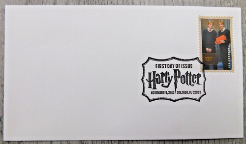 2013 Harry Potter First Class Stamp USPS Single Envelope Fred & George ...