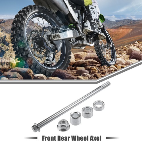 1 Set ATV Front Rear Axle with Bushing and Screw Bolt M12 220mm Wheel ...