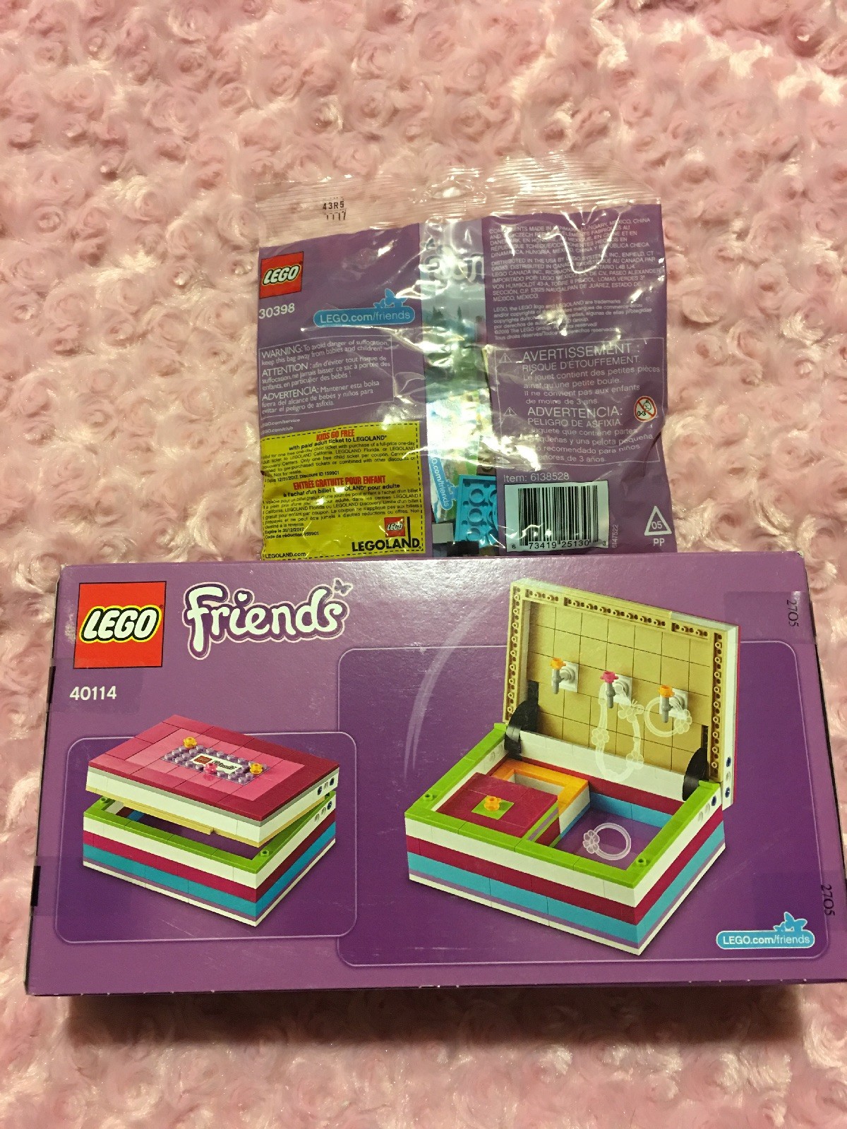 LEGO Friends BUILDABLE JEWELLERY BOX 40114 - Gift Bag Set BRAND NEW ...