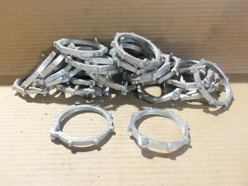 New Lot of 28 Misc 2" Metal Conduit Ring Lock Metal | eBay
