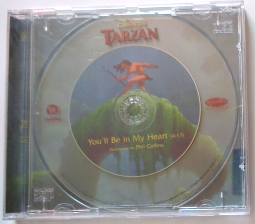 PHIL COLLINS : YOU'LL BE IN MY HEART (DISNEY - TARZAN) 🟊 CD MAXI PROMO ...