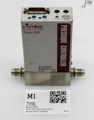 M1 MKS MFC, PRESSURE CONTROLLER, TYPE 640 640B-32932 | eBay