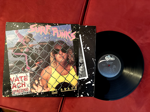 SURF PUNKS "My Beach" LP Epic Alt Rock Original Issue Vinyl Record ...