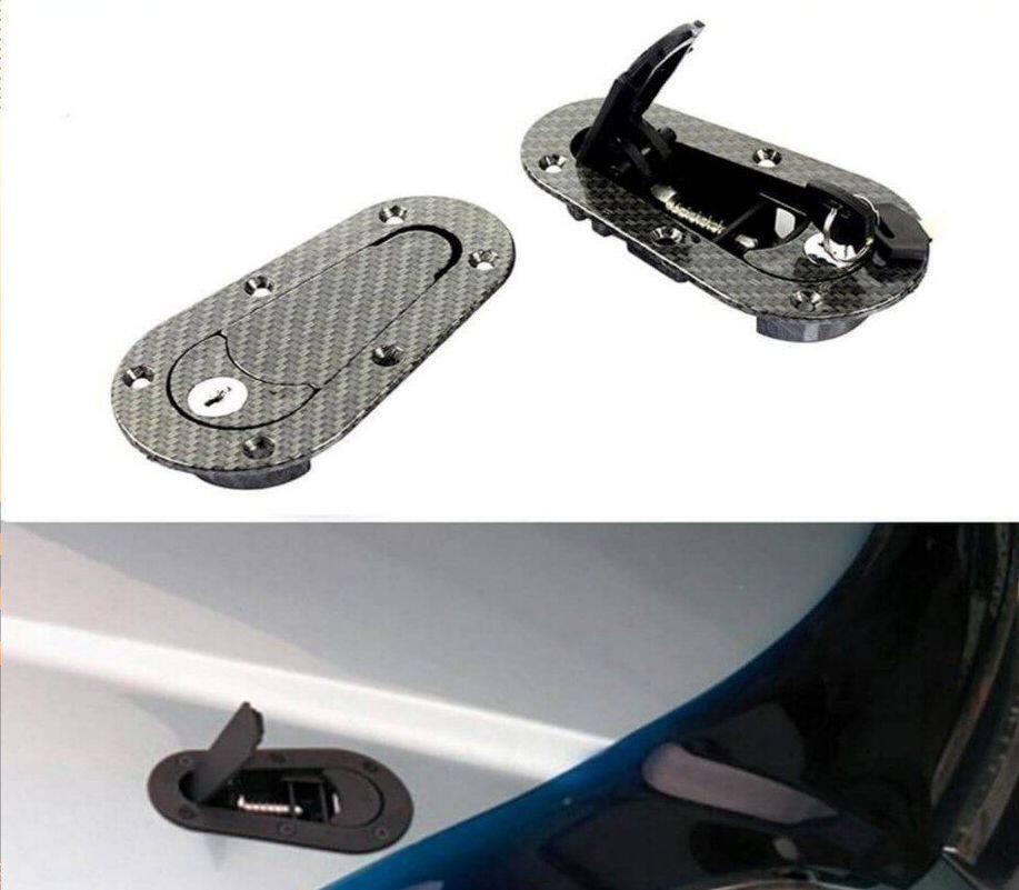 Black Plus Flush Quick Release Bonnet Latch Catches Bonnet Pin Locking ...