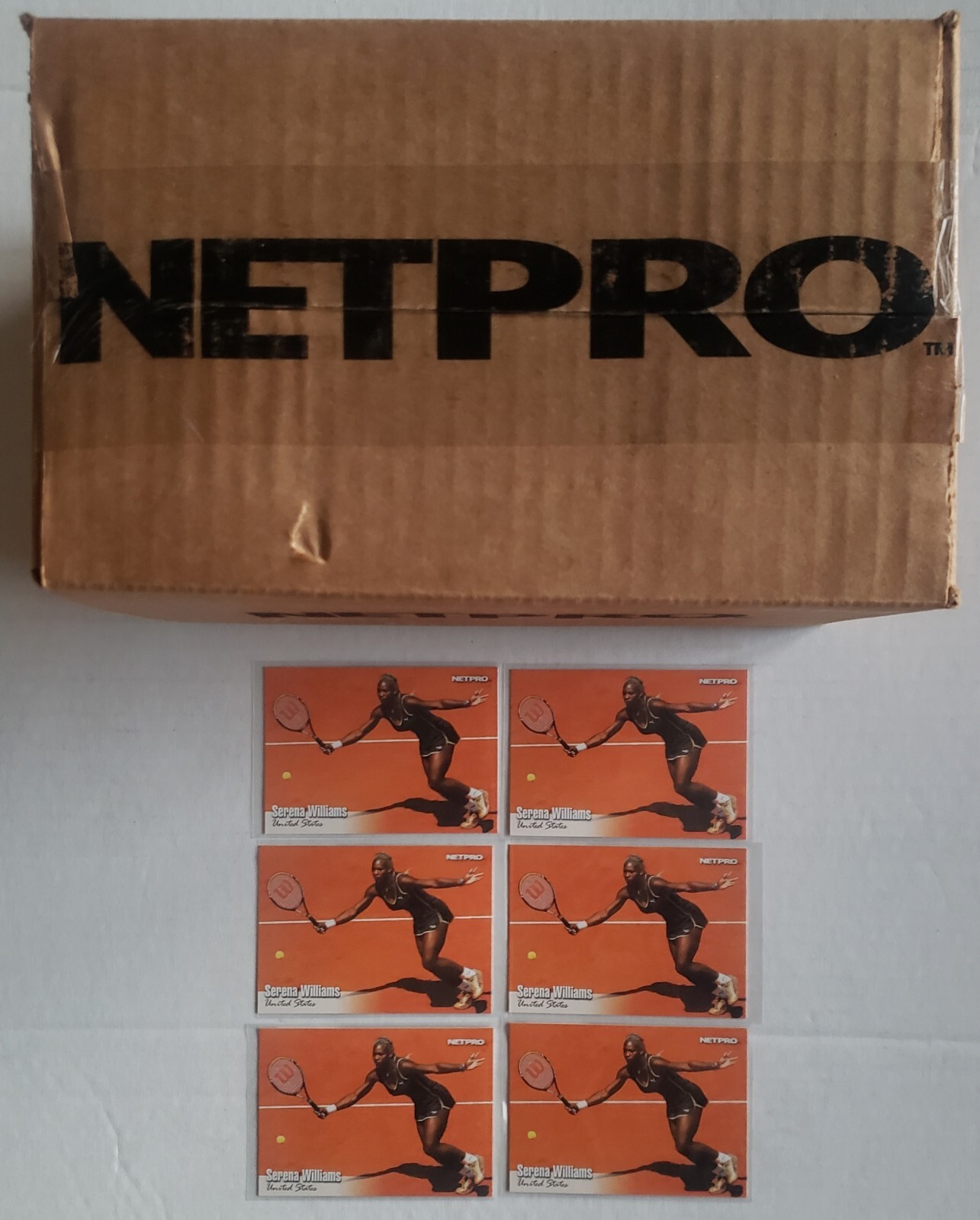 2003 NETPRO TENNIS SEALED 10 BOX CASE + SERENA WILLIAMS #1 6 CARD ROOKIE RC LOT | eBay