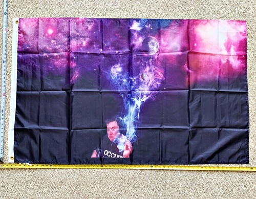 Elon Musk Flag FREE SHIPPING Tesla Cybertruck SpaceX Cool Space Sign ...
