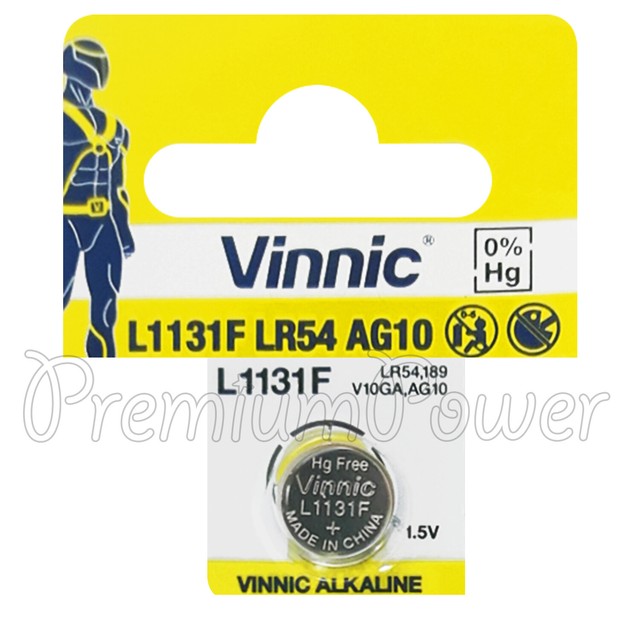 Vinnic L1131F 1,5V Pile Bouton Alcaline (Pack de 10) | Achetez sur eBay