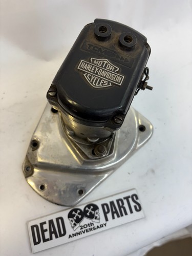 Harley Joe Hunt Cone Shovelhead magneto distributor cam cover assembly ...