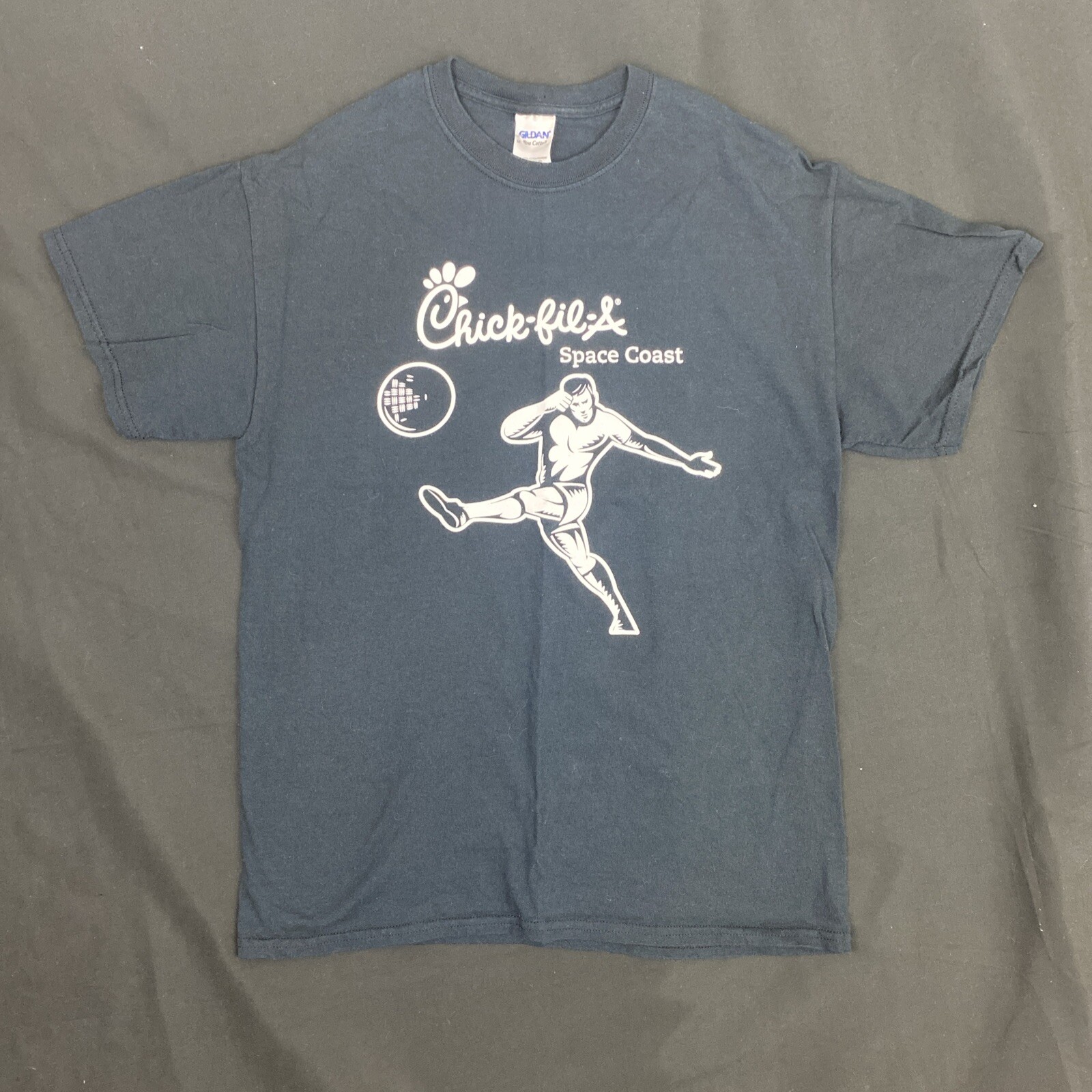 Chick-fil-A Employee Original Chicken Logo T-Shirt Bl… - Gem