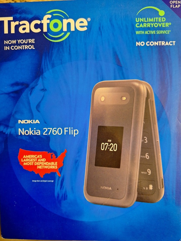 Nokia 2760 Flip phone - 4GB - Unlocked - Prepaid Feature Phone | eBay