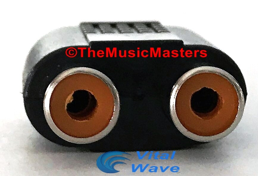 3.5mm To Rca 2-Pack 1/4" TRRS Male To Dual RCA Female Audio Adapter ...