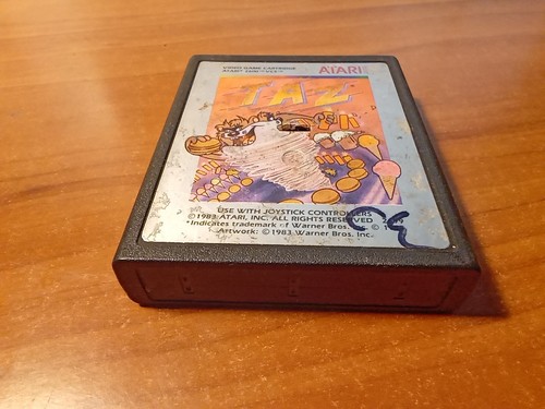 Taz (Atari 2600, 1983) *TESTED* | eBay