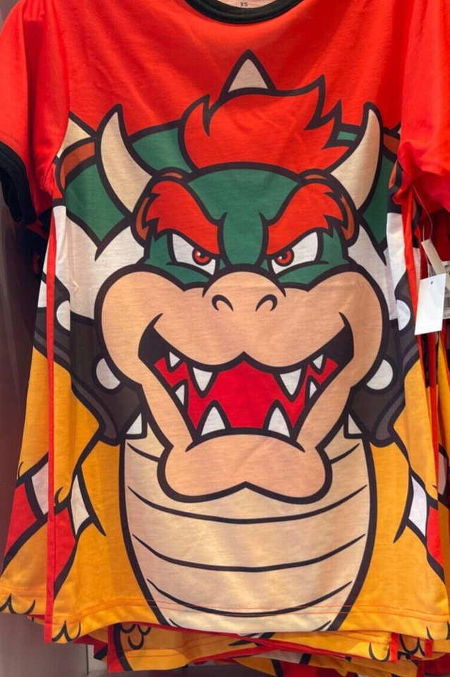 Universal Studios Hollywood Super Nintendo World Bowser T-Shirt Size ...