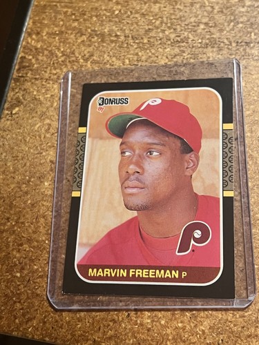 1987 Donruss Baseball # 576 Marvin Freeman RC | eBay