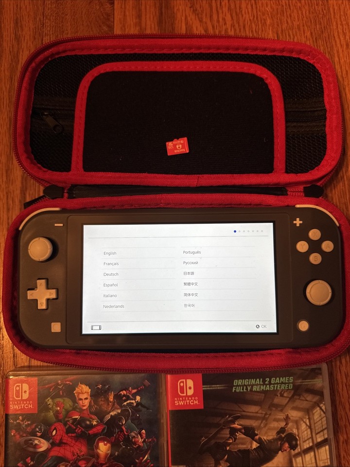Nintendo Switch Lite Gray With Case, 128gb SD Card, & 4 Games ...