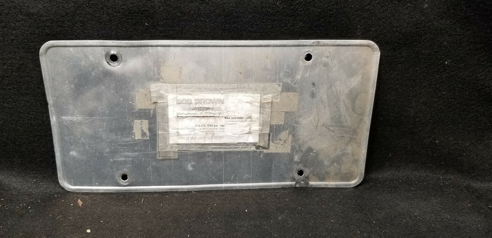 Classic Iowa Car Dealer Temporary License Plate D8 113 expiring Jan 05 ...