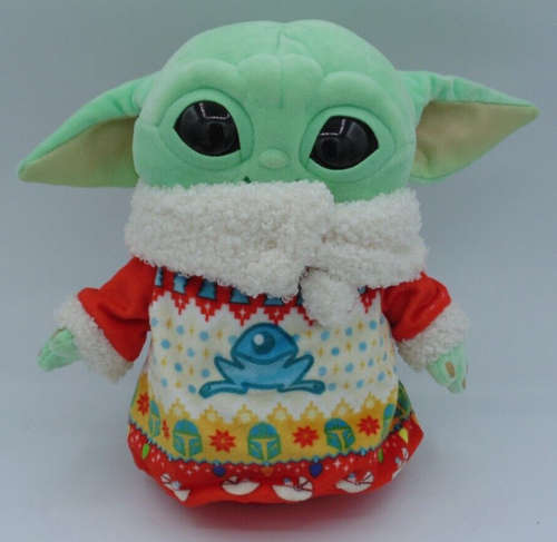 Star Wars Mandalorian Child Plush Baby Yoda Grogu Ugly Holiday Sweater ...