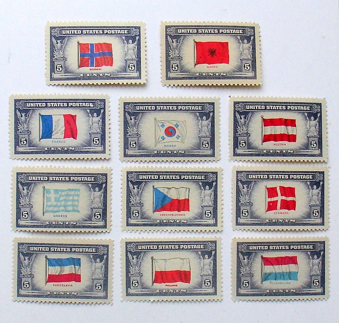Stamps Of Different Countries