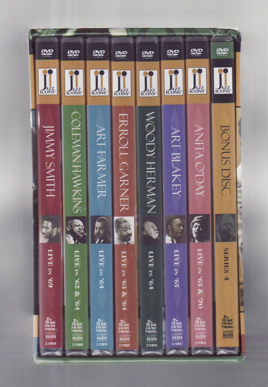 Jazz Icons: Series 4 (DVD, 2009, 8-Disc Set) for sale online | eBay