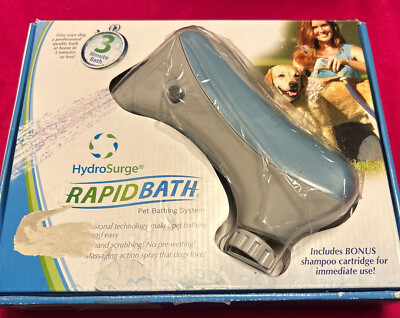 Hydrosurge RapidBath Complete Pet Bathing Kit FREE BONUS SHAMPOO ...