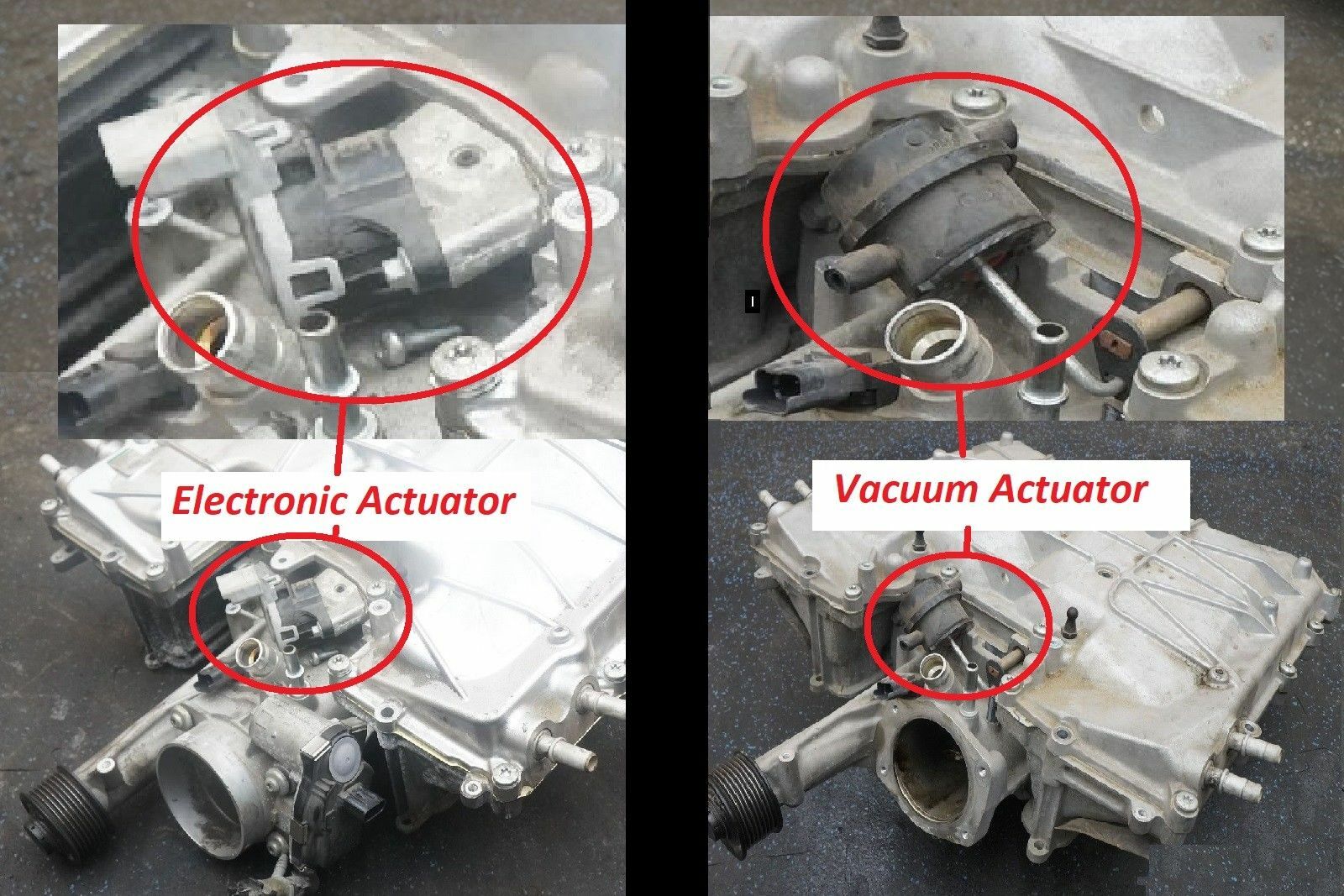 Supercharger Boost Vacuum Bypass Actuator Jaguar Land Rover Range 5.0 ...