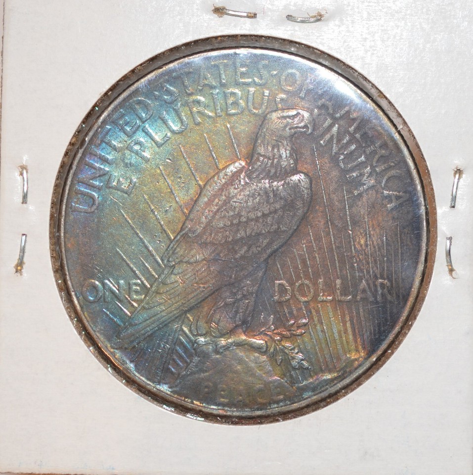 BU 1922-P Peace Dollar-- The most Beautiful Ever Toning LOOK! VERY ...